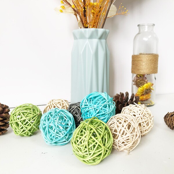 Rattan Balls - Etsy