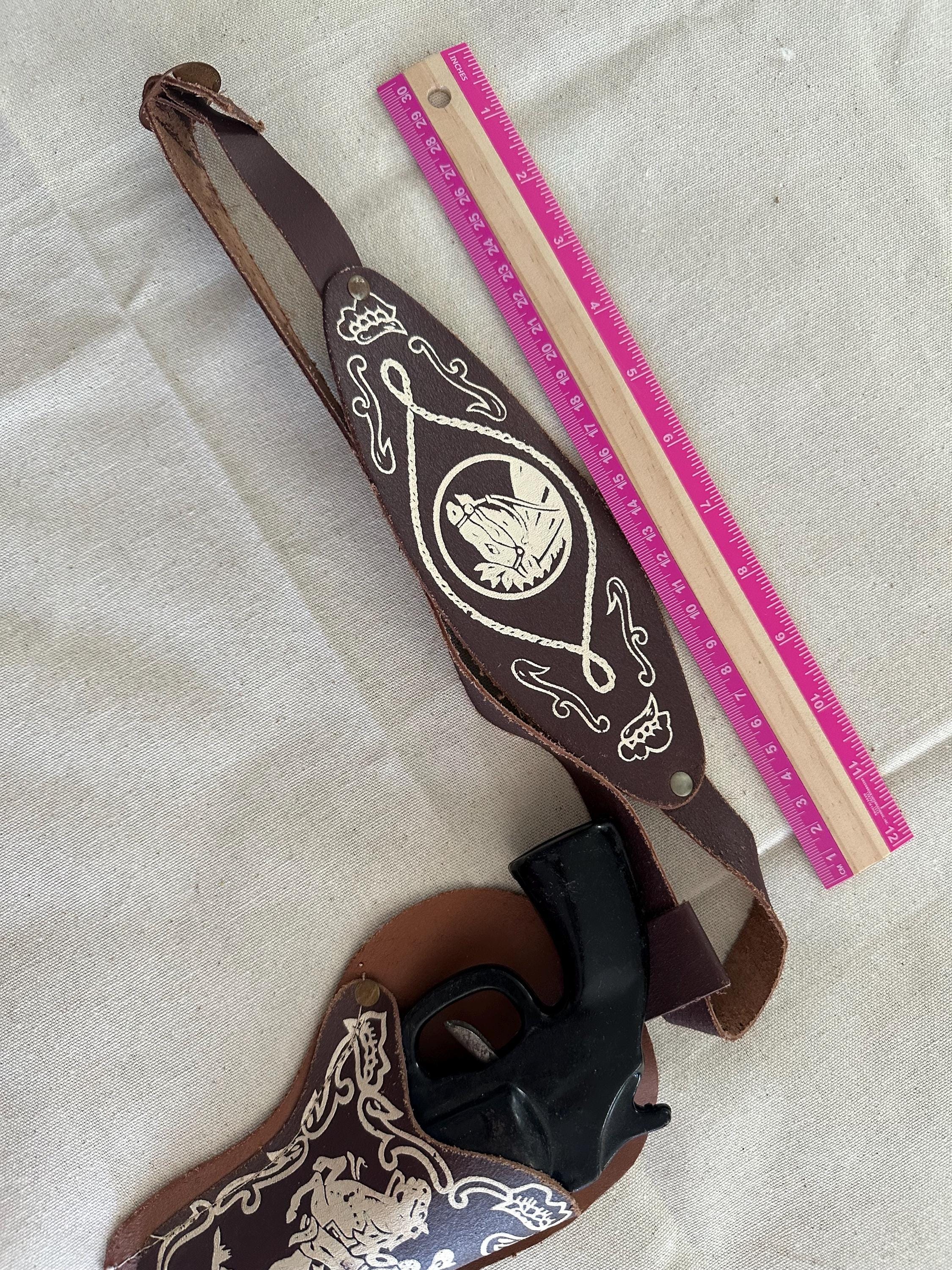 Vintage Buckaroo Toy Gun and Holster With a Whistling Lasso Toy Cowboy ...