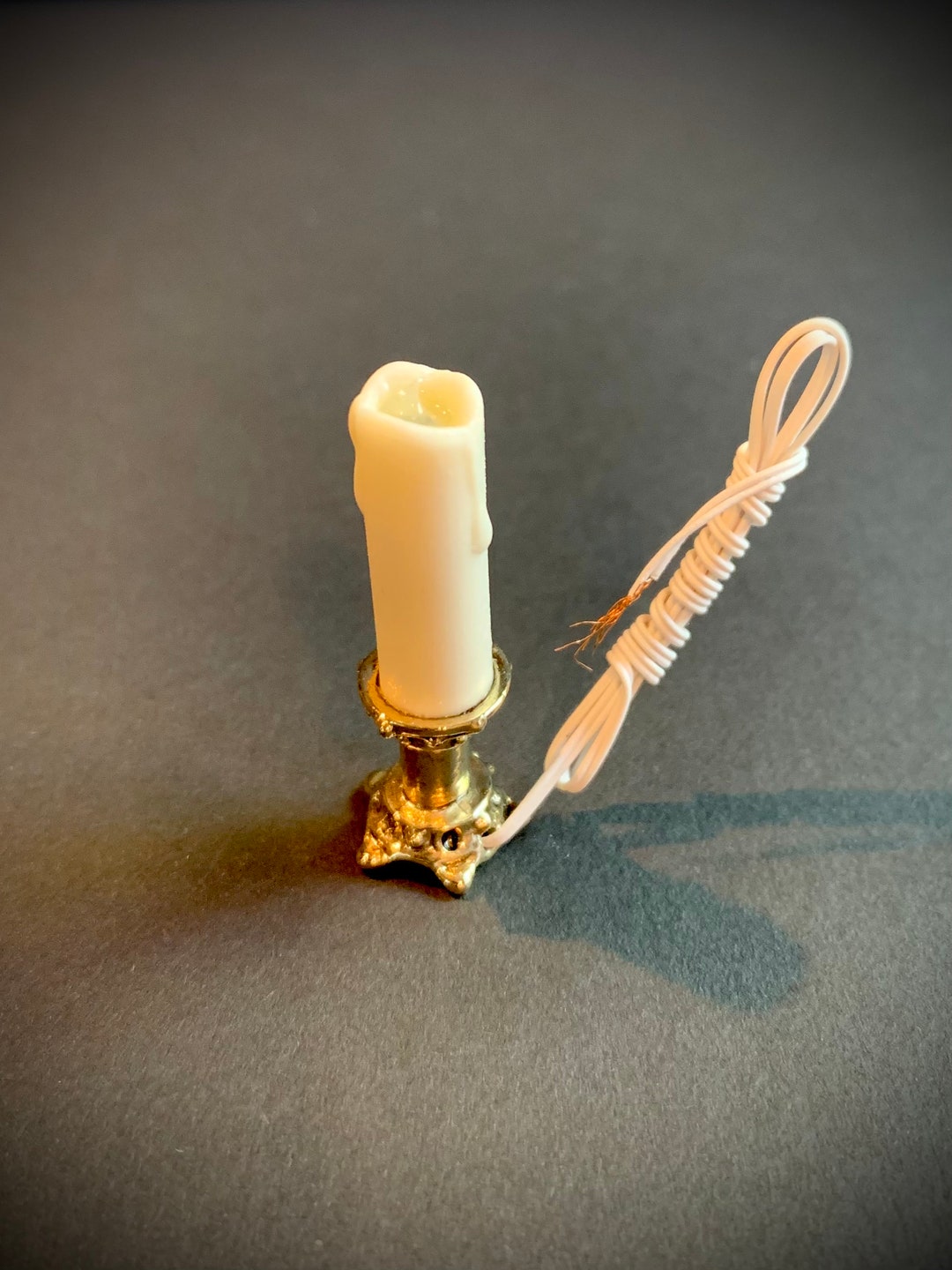 Miniature Flickering LED 12 Volt Candle - Etsy