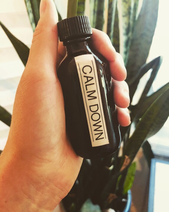 Calm Down Relax Nervine Tincture Anxiety Herbal Remedies - Etsy