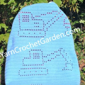 Boy Trucks Crochet Pattern Blanket Baby Toddler Kid Blanket Pattern 3 ...