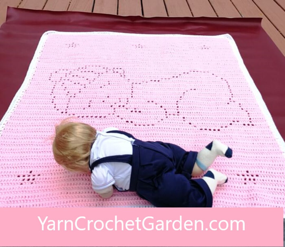 Crochet Baby Blanket Pattern Sleeping Baby Crochet Pattern Blanket Baby ...