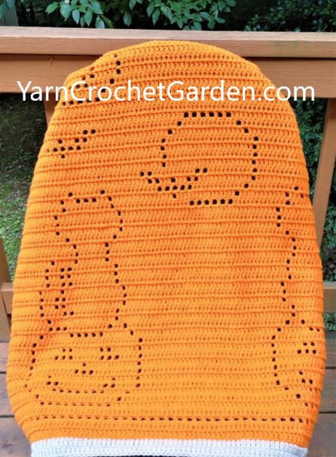 2 Halloween Blanket Crochet Patterns Crochet Cat Blanket Crochet ...