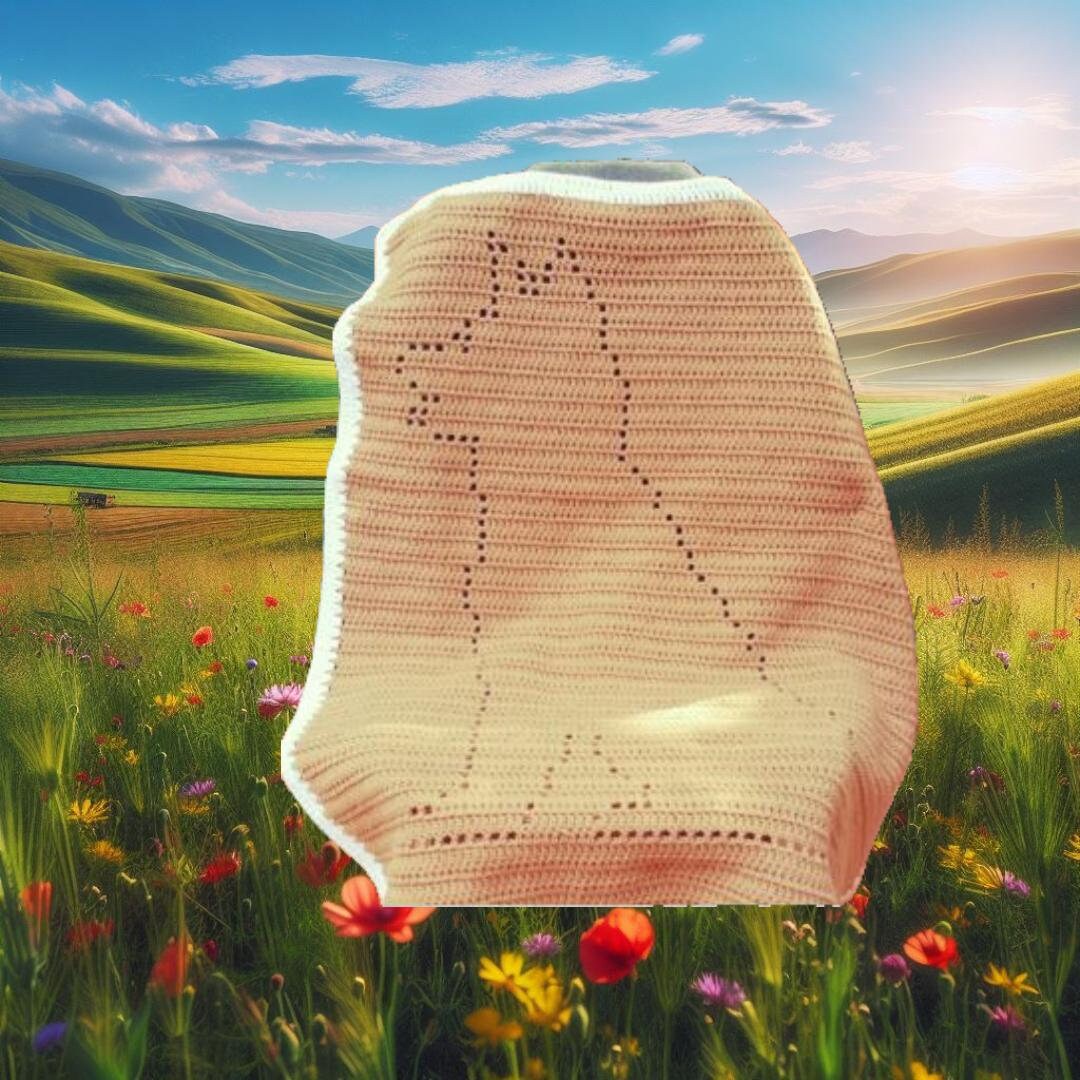 Crochet German Shepherd Blanket Pattern: Filet Afghan (digital Download ...