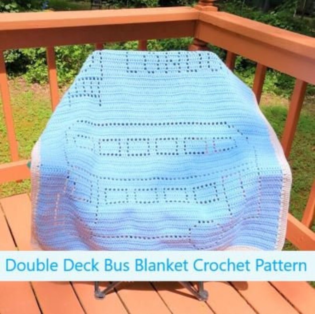 Crochet Bus Blanket Pattern Crochet London Tower Blanket Crochet Double ...