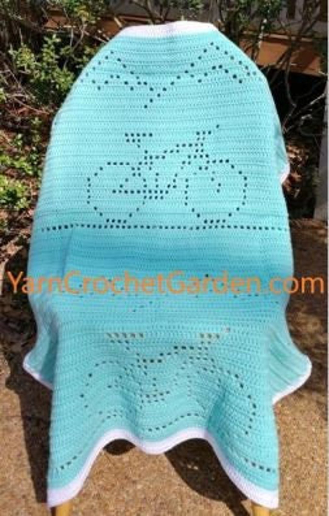 Crochet Bicycle Blanket Pattern for Kids and Adults - Etsy
