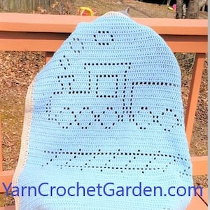 Train Crochet Pattern Blanket Baby Crochet Baby Blanket Pattern Crochet ...