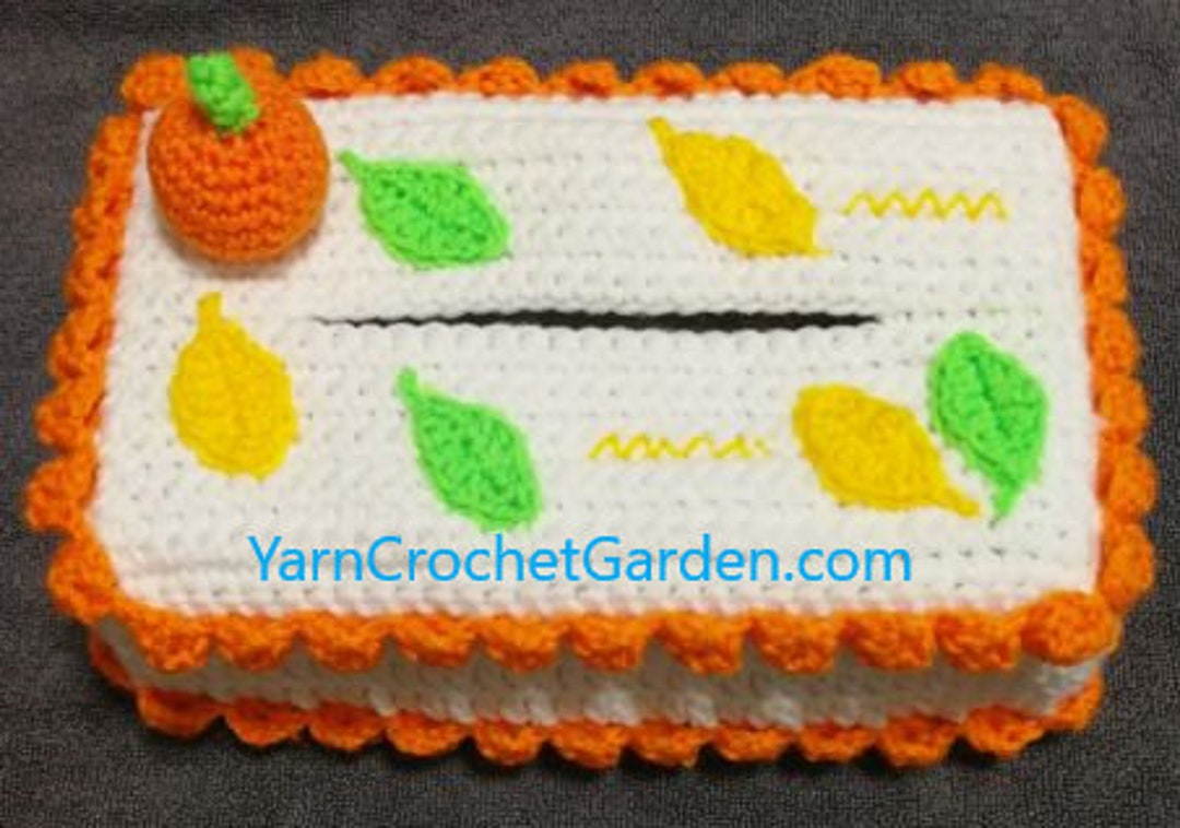 Crochet Patterns Tissue Box Cover Holder Birthday Gift Idea for Her Mom ...