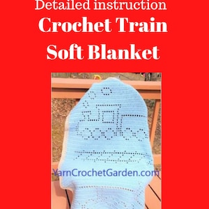 Train Crochet Pattern Blanket Baby Crochet Baby Blanket Pattern Crochet ...