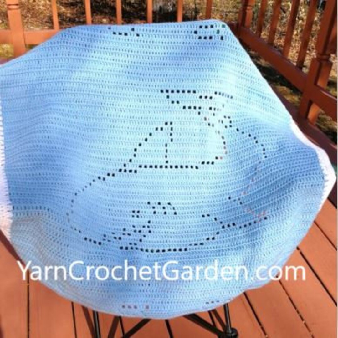 Crochet Shark Blanket Pattern Baby Sea Animal Baby Blanket Afghan ...