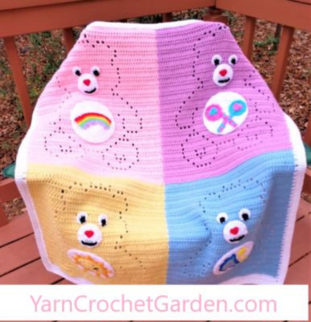 Crochet Teddy Bear Blanket Pattern Crochet Bear Blanket Pattern Crochet ...