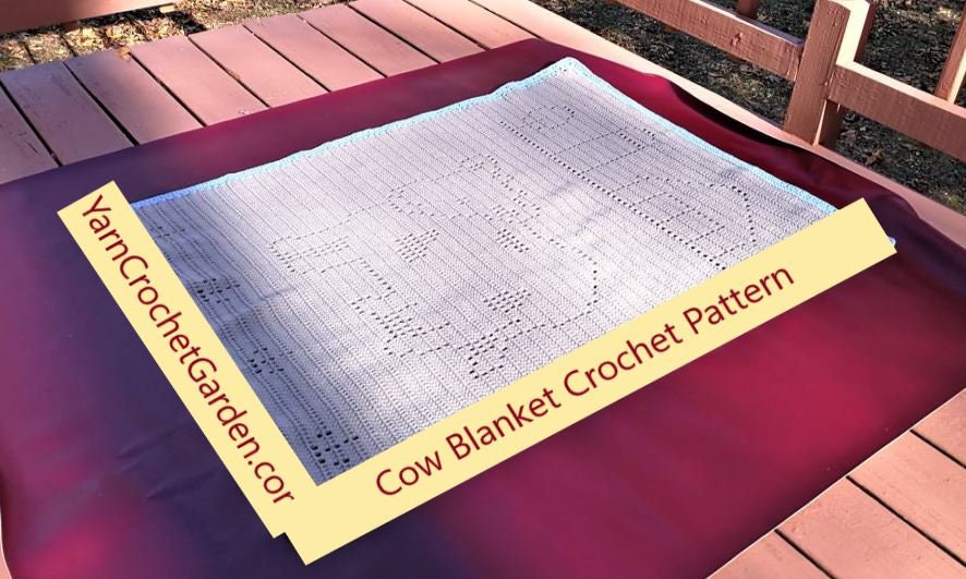 Farm Animal Filet Blanket Crochet Pattern Chicken Rooster | Etsy