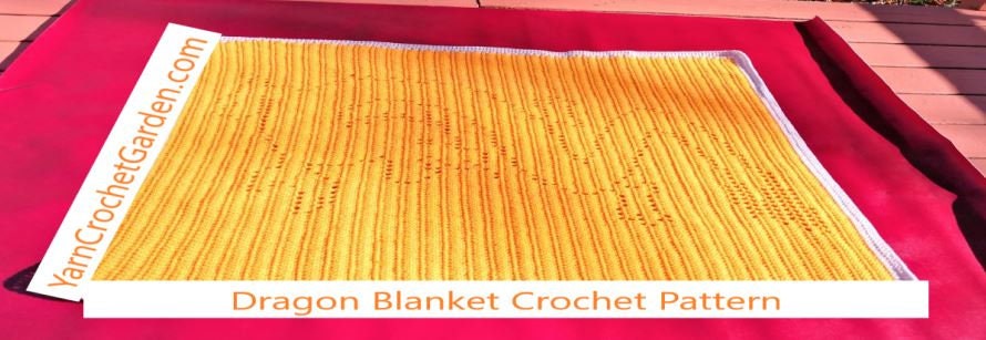 Crochet Dragon Blanket Pattern Baby Animal Crochet Filet - Etsy