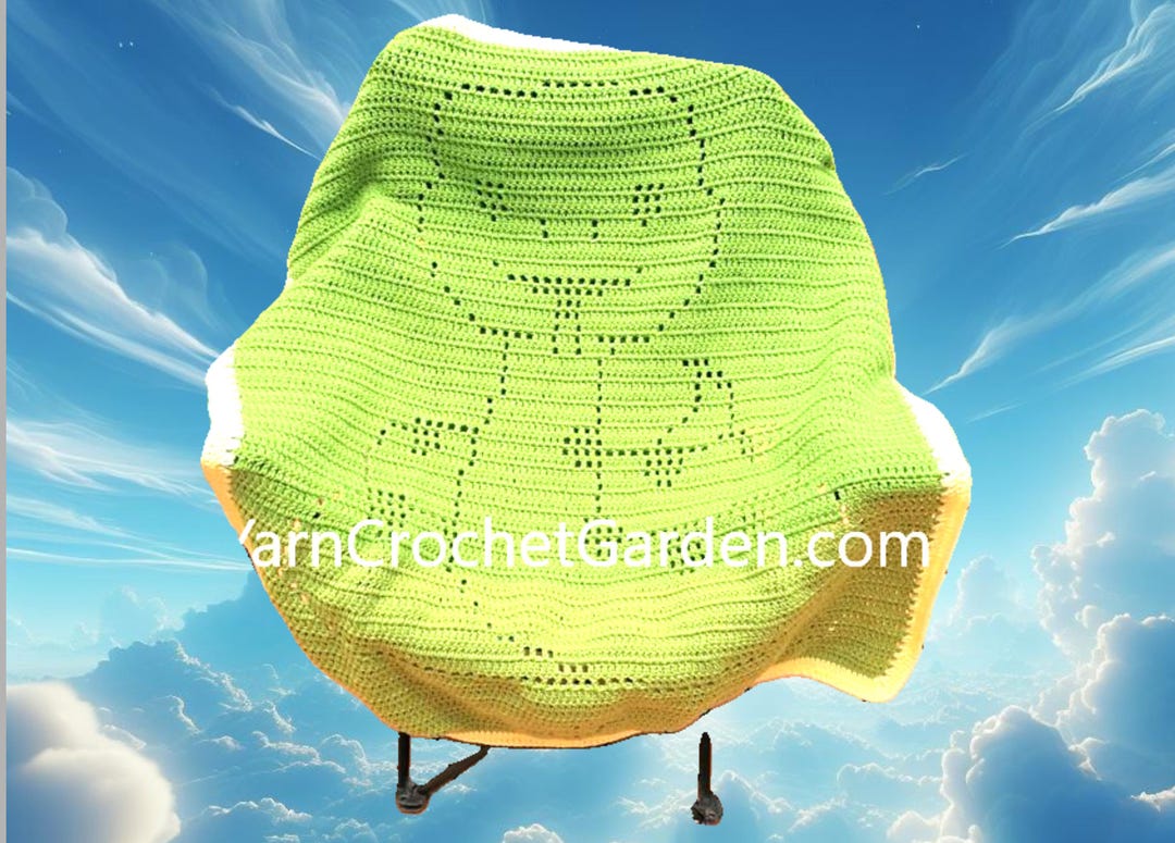 Crochet Snake Blanket Pattern: Filet Baby Afghan (digital Download) - Etsy