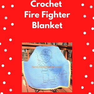 Crochet Fire Fighter Blanket Pattern Crochet Boy Blanket Crochet ...