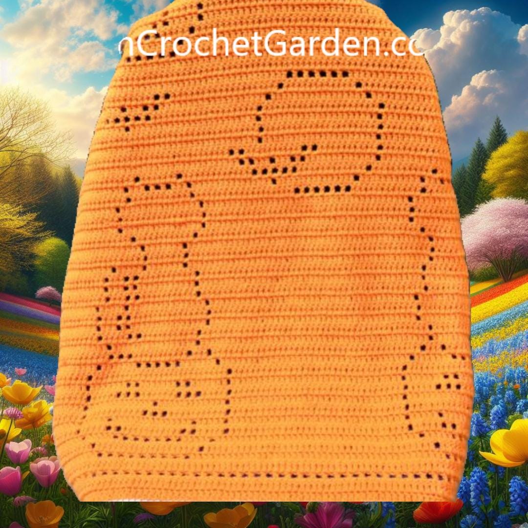 2 Halloween Blanket Crochet Patterns Crochet Cat Blanket Crochet ...