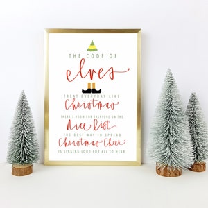 Buddy the Elf Print ELF Movie Quote the Best Way to Spread Christmas ...