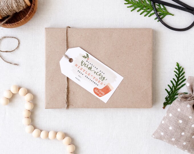 HOLIDAY GIFT Tag | SOCKS Christmas Gift | Warm & Cozy Gift Tags ...