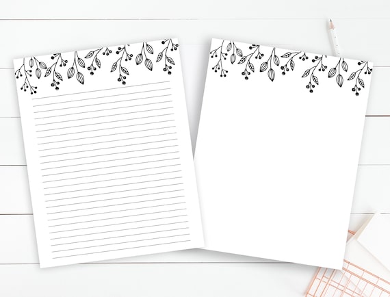 Cute Stationery With Lines