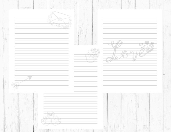 Printable Love Writing Paper