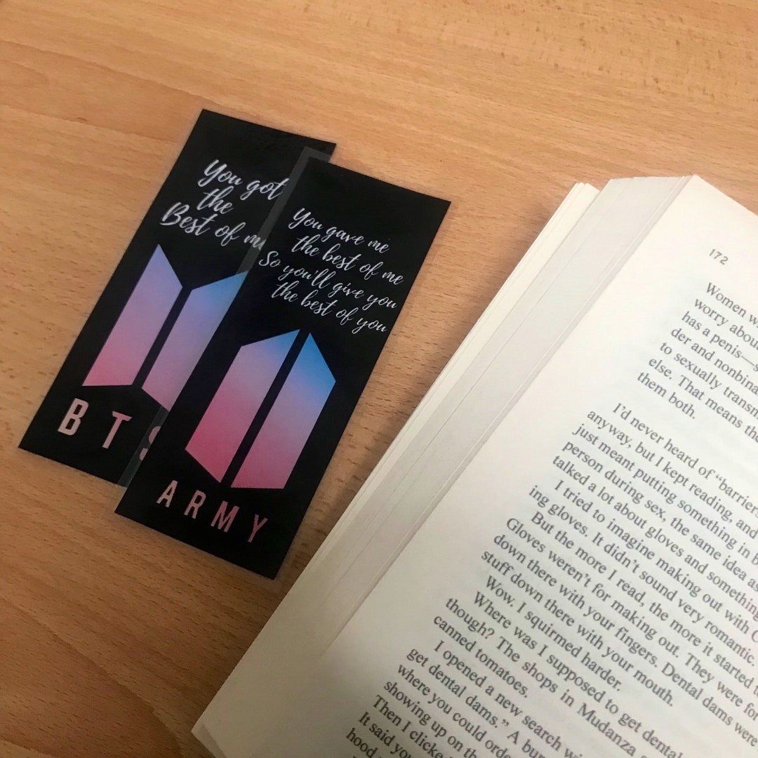 BTS ARMY Bookmarks Set of 2 // Best of Me // Magic Shop - Etsy Australia