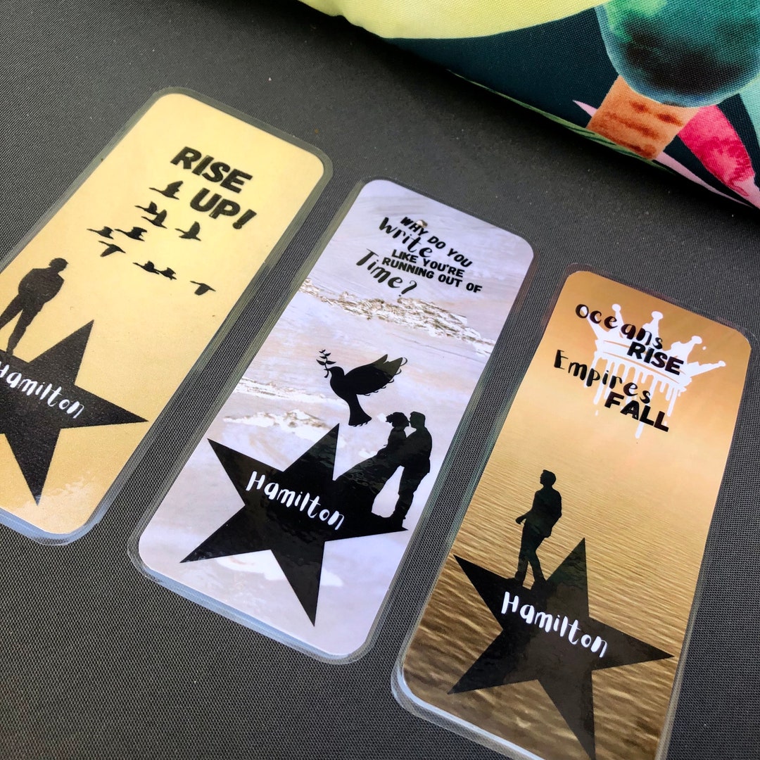 Hamilton Musical Bookmarks | Alexander Hamilton Bookmark | Book Accessories | History ...