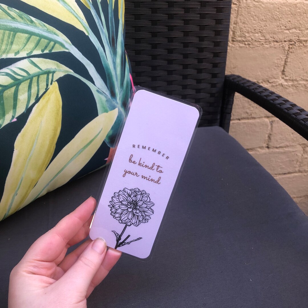 Be Kind Bookmark | Flower Bookmark | Reader Bookmark | Bookish Gifts ...