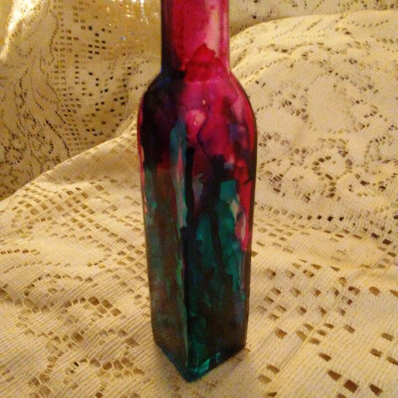 Alcohol Ink Vase - Etsy