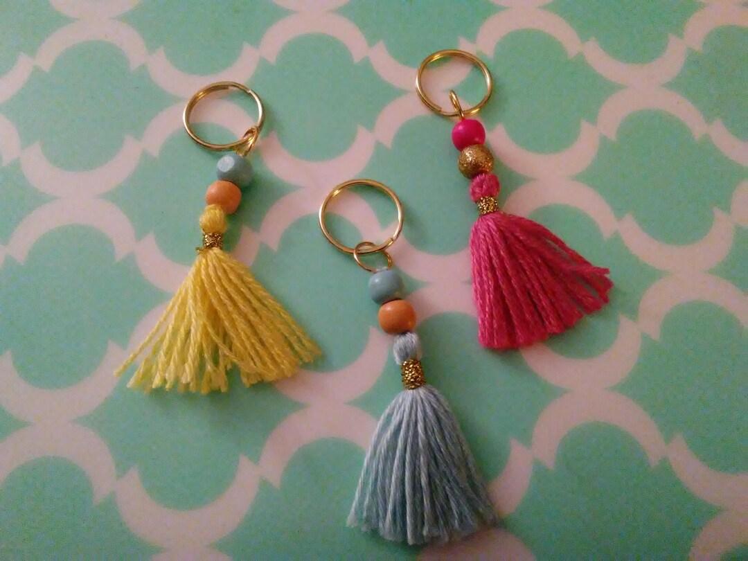 Tassel Key Chain - Etsy