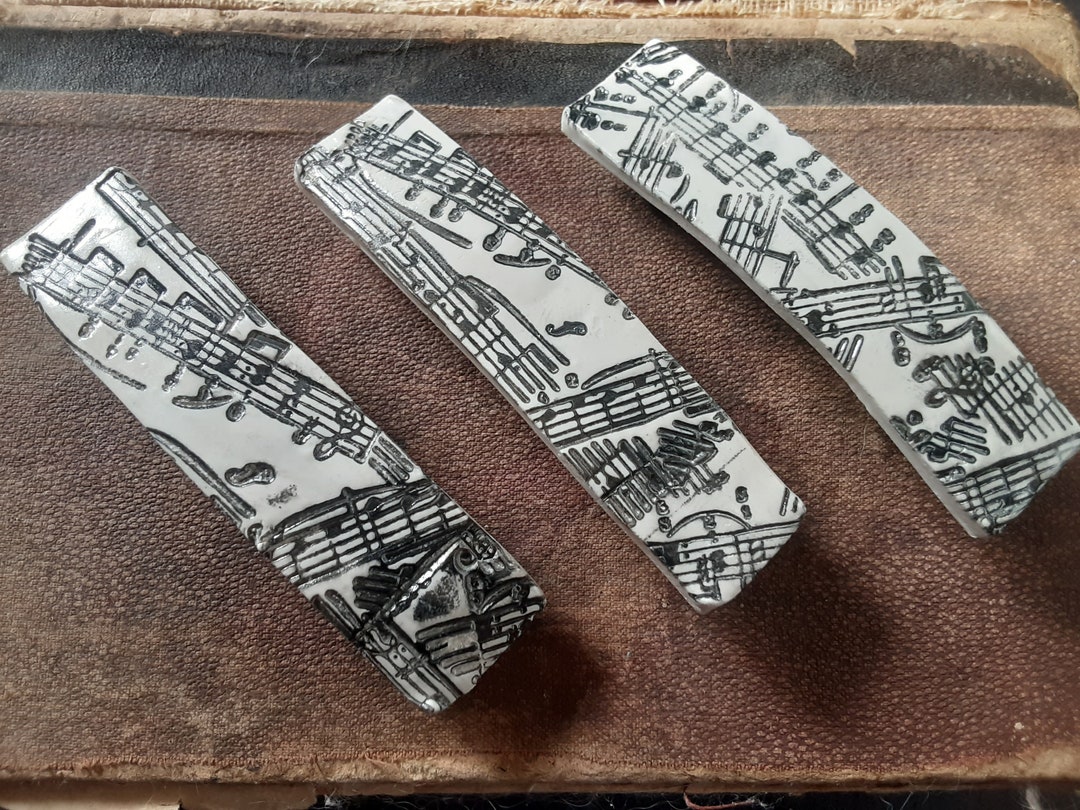 Musical Note Hair Barrettes - Etsy