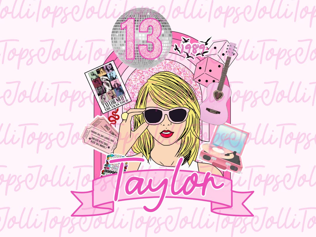 Swiftie Printable Personalized Cake Topper - Birthday Era Party Cake ...
