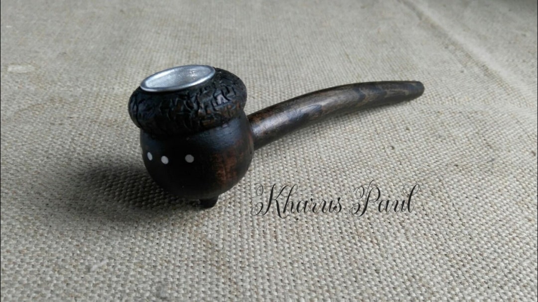 Multifunctional Gandalf Smoking Pipe 3000 Years Old Stained Oak 4,3 ...
