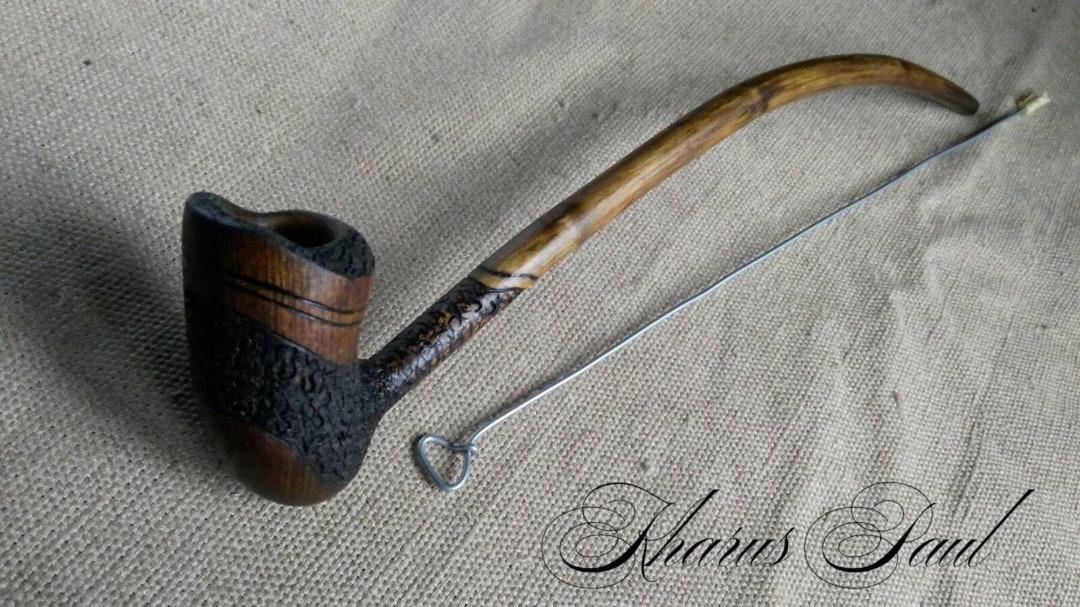 Very True Copy Long Collectible Smoking Tube Made of Exclusive Ebony ...