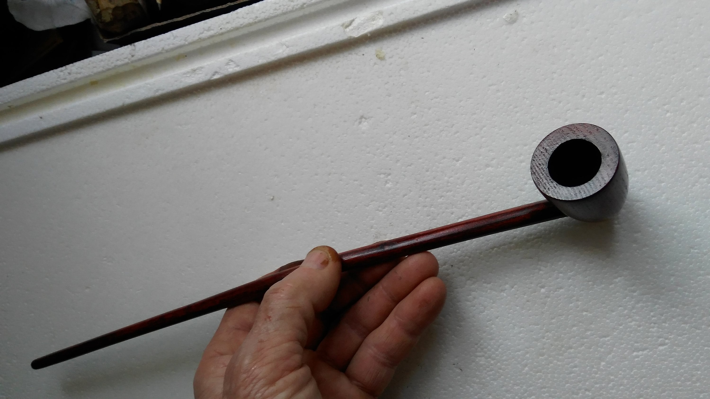 A long fantastic romantic smoking pipe with an original | Etsy