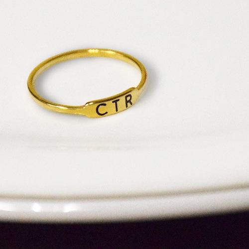 Cursive CTR Ring Choose the Right Perfect for Latter-day Saint - Etsy