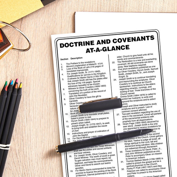 Doctrine Covenants - Etsy