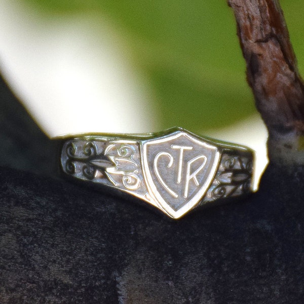 Ornate Silver Ring - Etsy