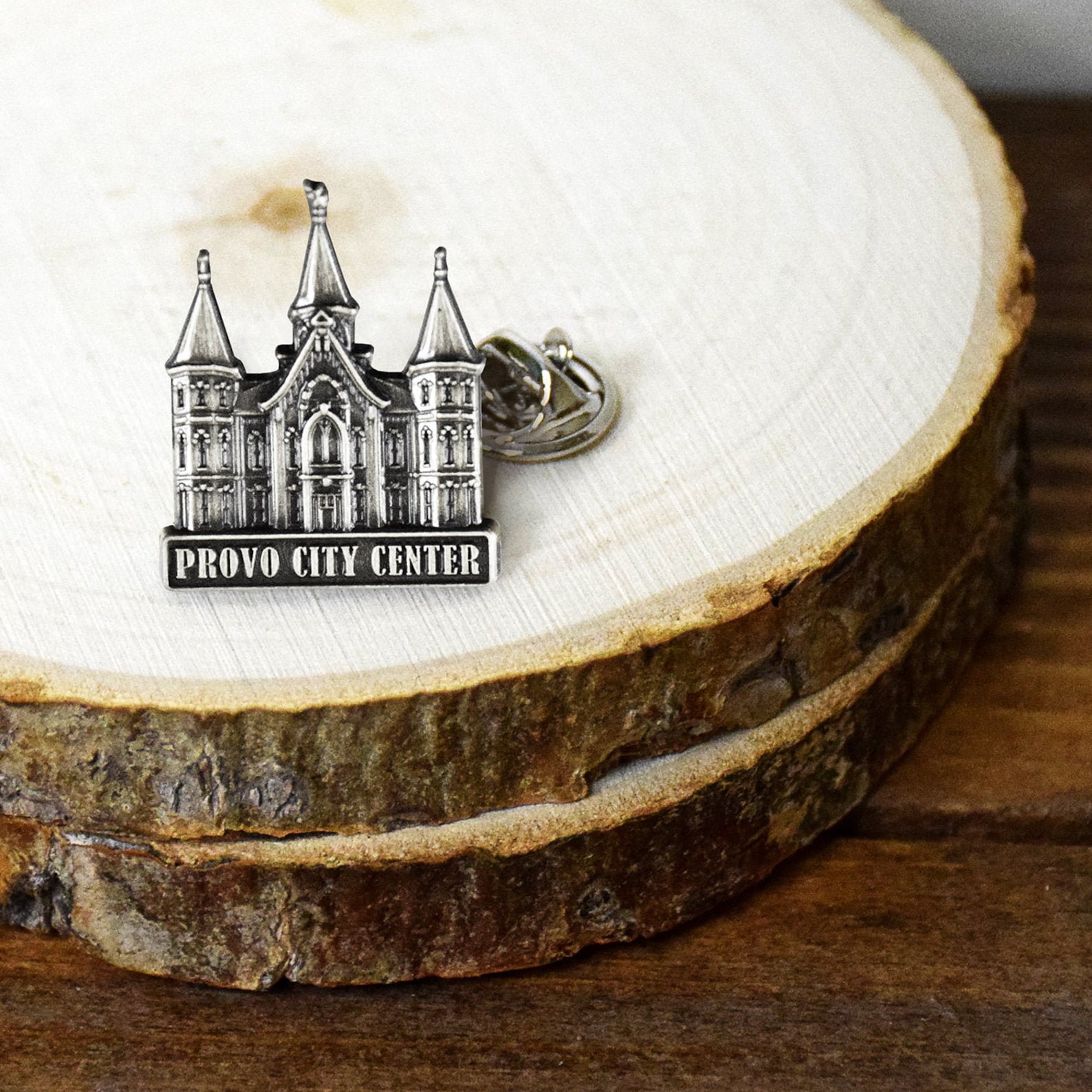 Provo City Center Temple Pin Silver or Gold Finish Lapel Pin | Etsy