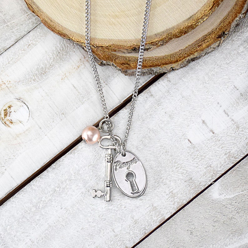 Key Charm Necklace Prayer is Your Personal Key to Heaven - Etsy
