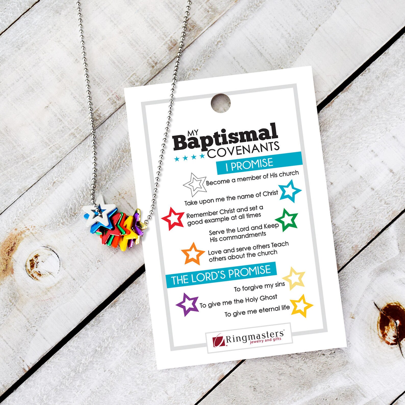 Baptism Covenant Star Necklace the Church of Jesus Christ of - Etsy