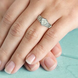 CTR Legacy Sterling Silver Ornate Detailed Filigree Classic CTR Shield ...