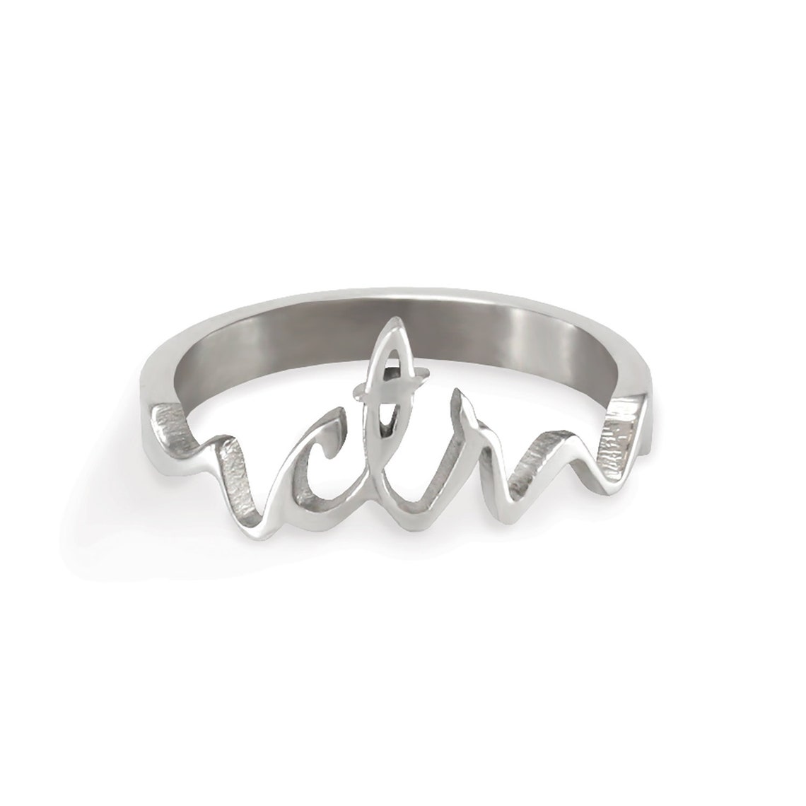 Cursive CTR Ring Choose the Right Perfect for Latter-day Saint - Etsy