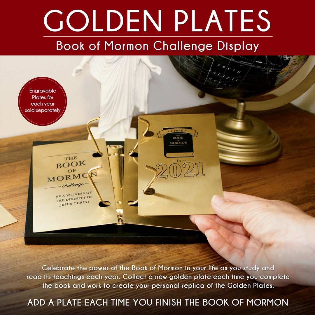 Book of Mormon Golden Plates Read the Book of Mormon Challenge Plates ...