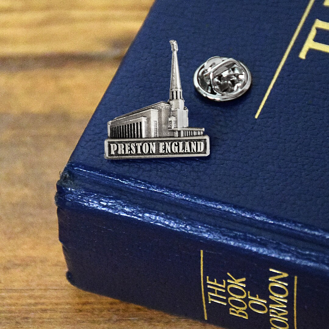 Preston England Temple Pin Silver or Gold Finish Lapel Pin - Etsy