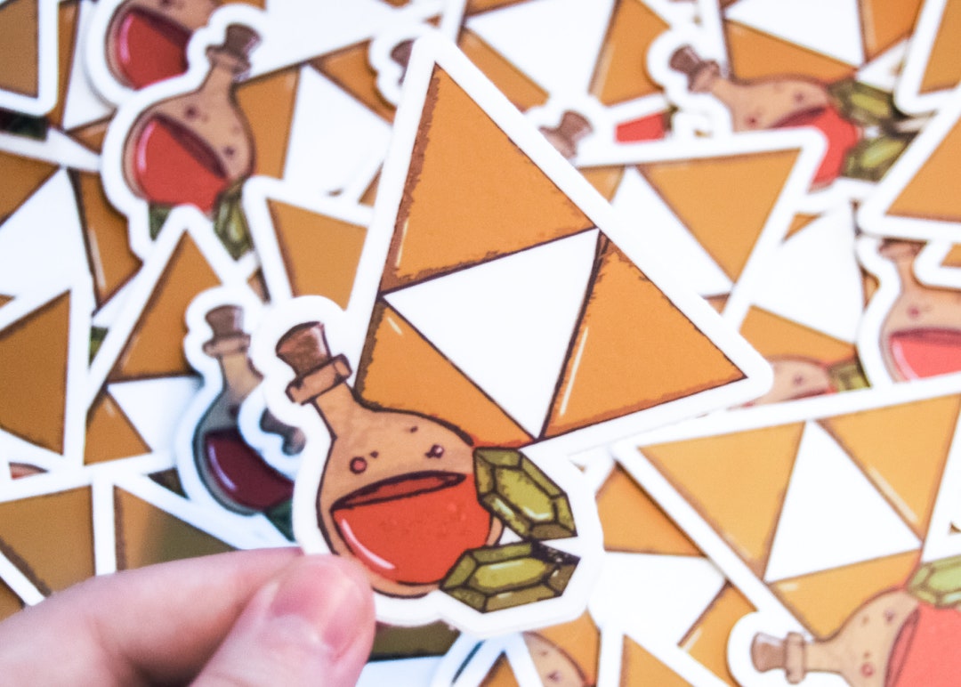 Triforce Legend of Zelda Sticker - Etsy