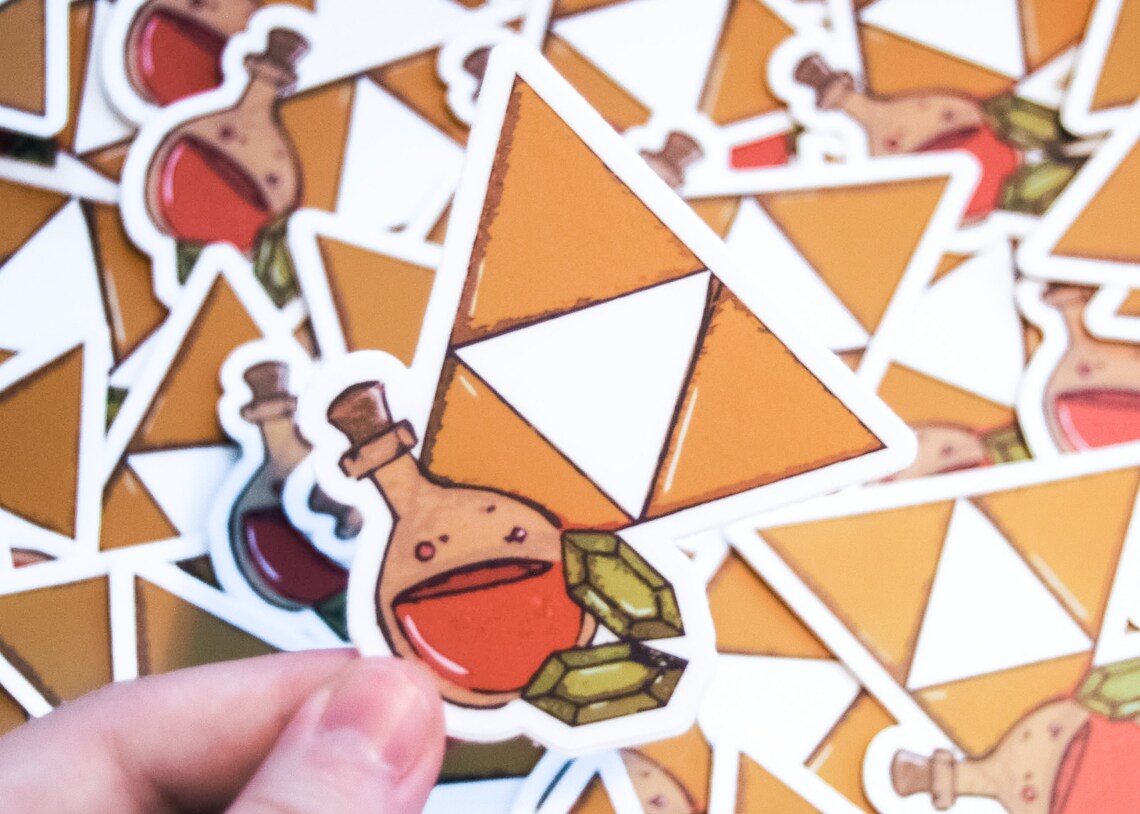 Triforce Legend of Zelda Sticker - Etsy
