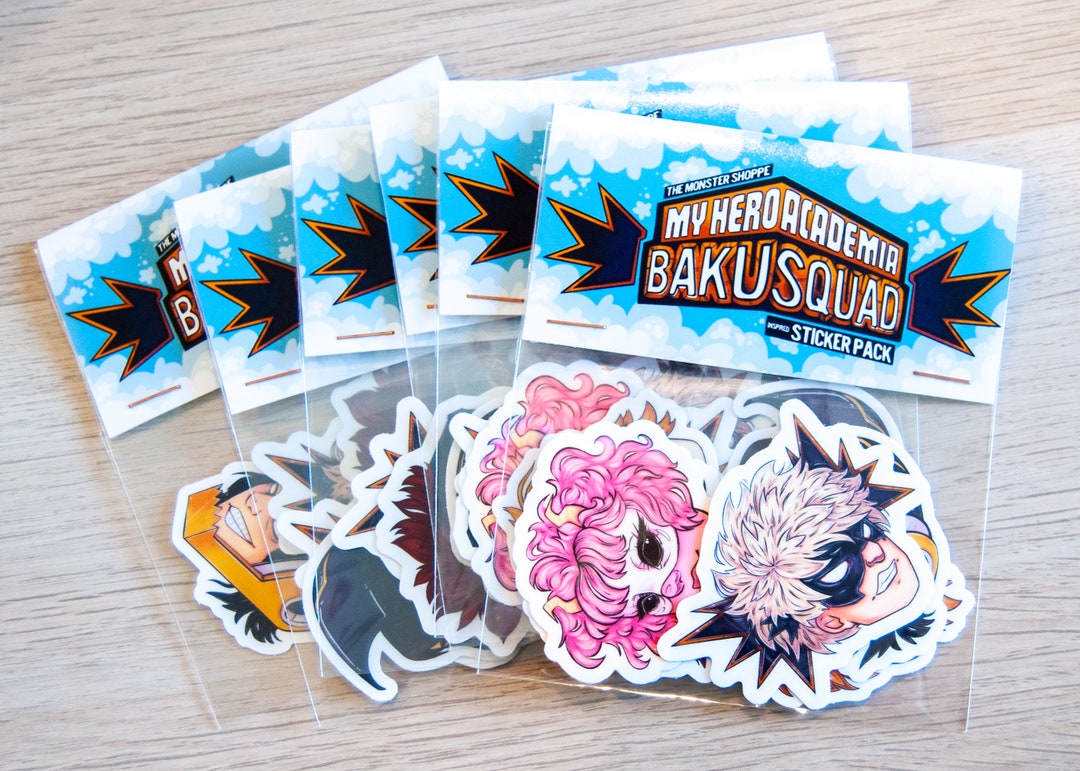 Bakusquad Sticker Packet - Etsy