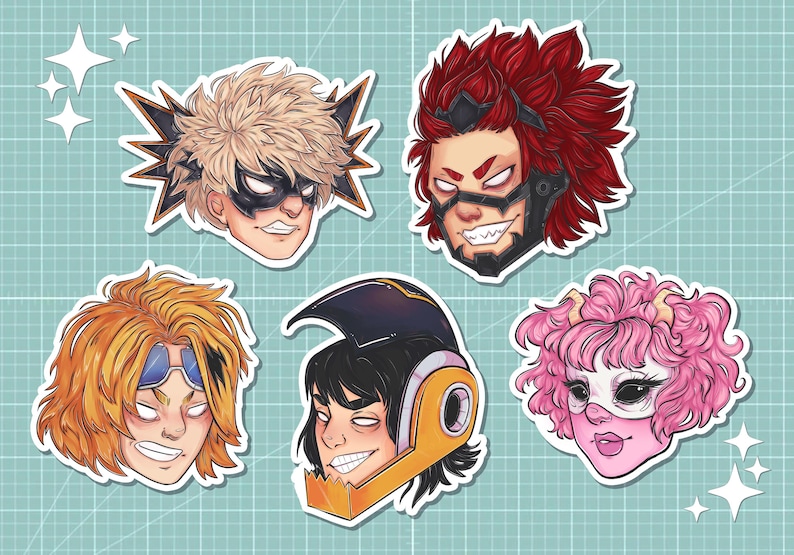 Bakusquad Sticker Packet - Etsy