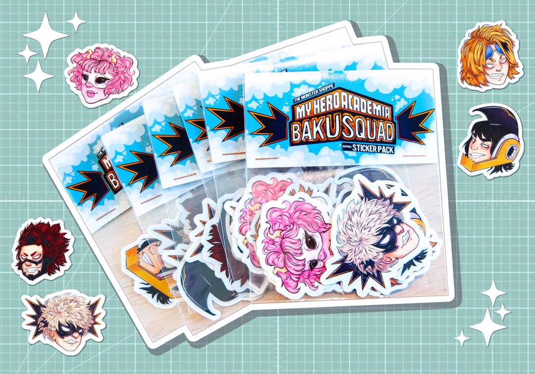 Bakusquad Sticker Packet - Etsy