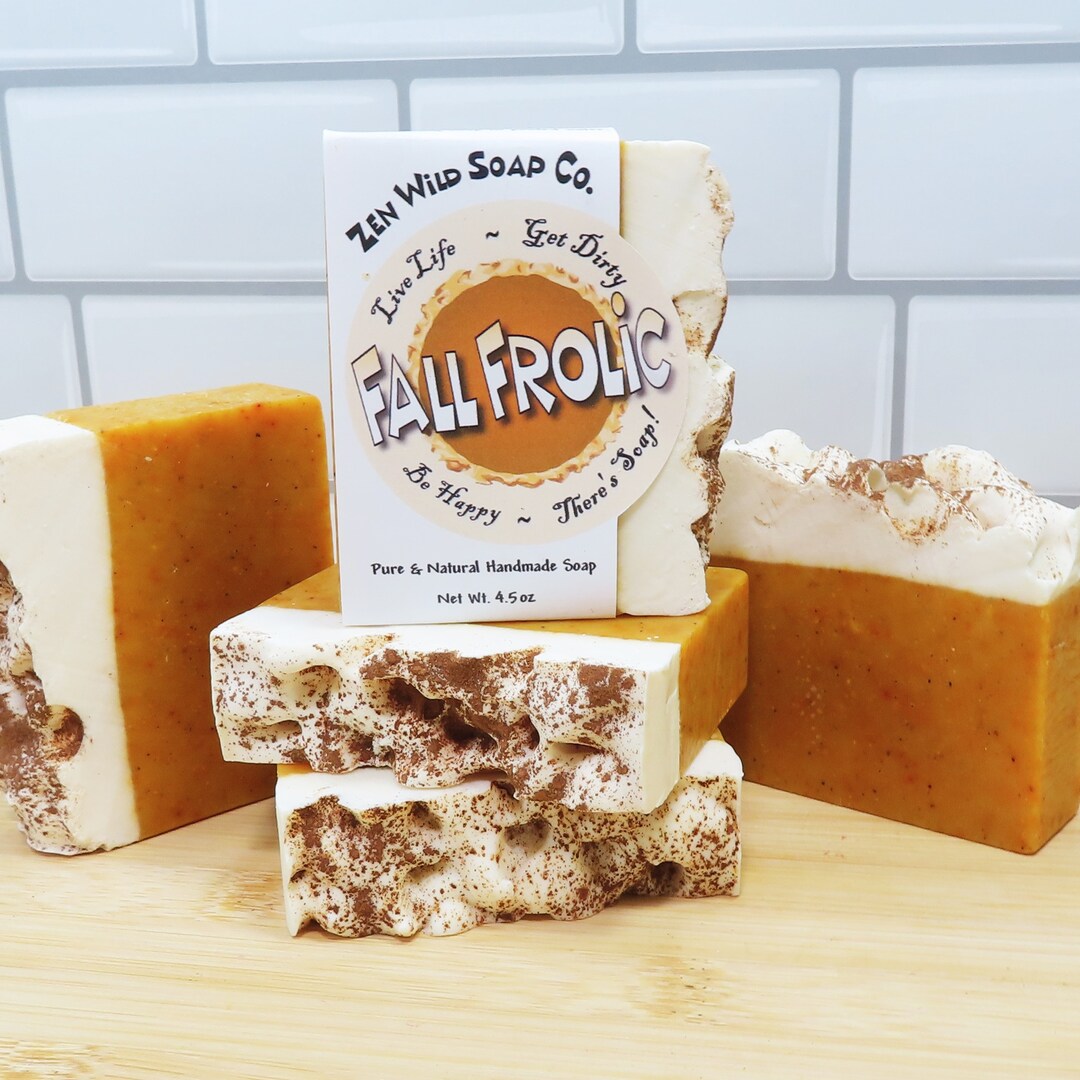 Fall Frolic Handmade Soap, Handcrafted With Natural Premium Plant Based ...